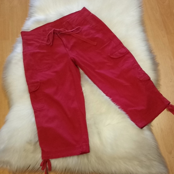 Arizona Jean Company | Pants & Jumpsuits | Arizona Jeans Co Red Cargo ...